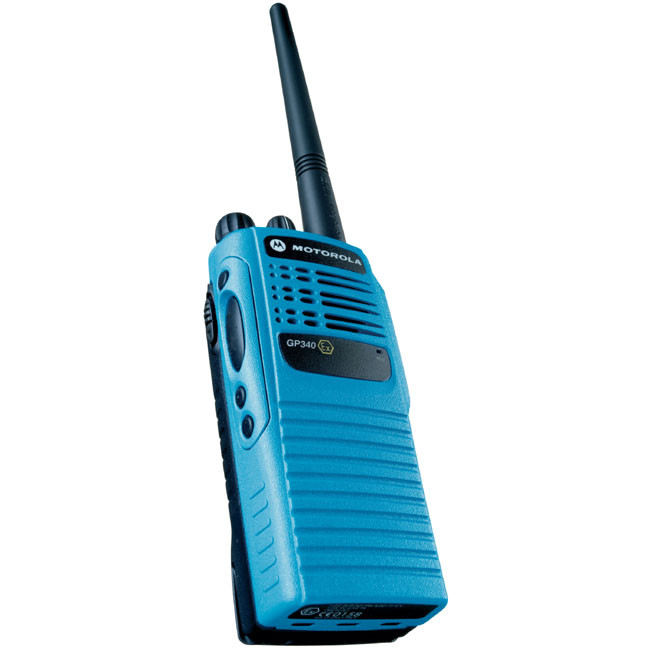Motorola GP340 ATEX Blue VHF | Cettra.cz | Radiostanice Motorola
